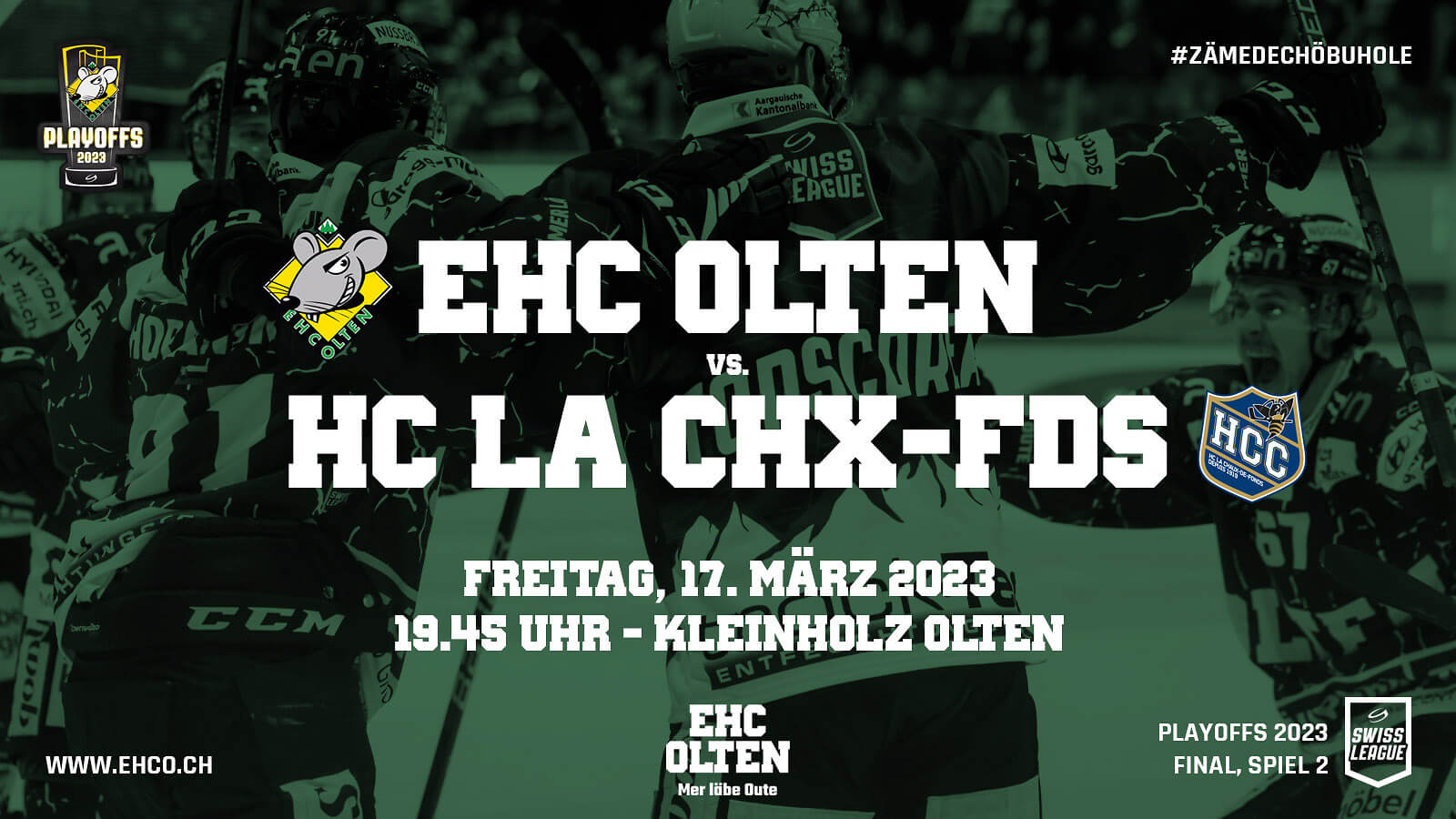 Gemeinsam zum Ausgleich in der Serie - News - EHCO